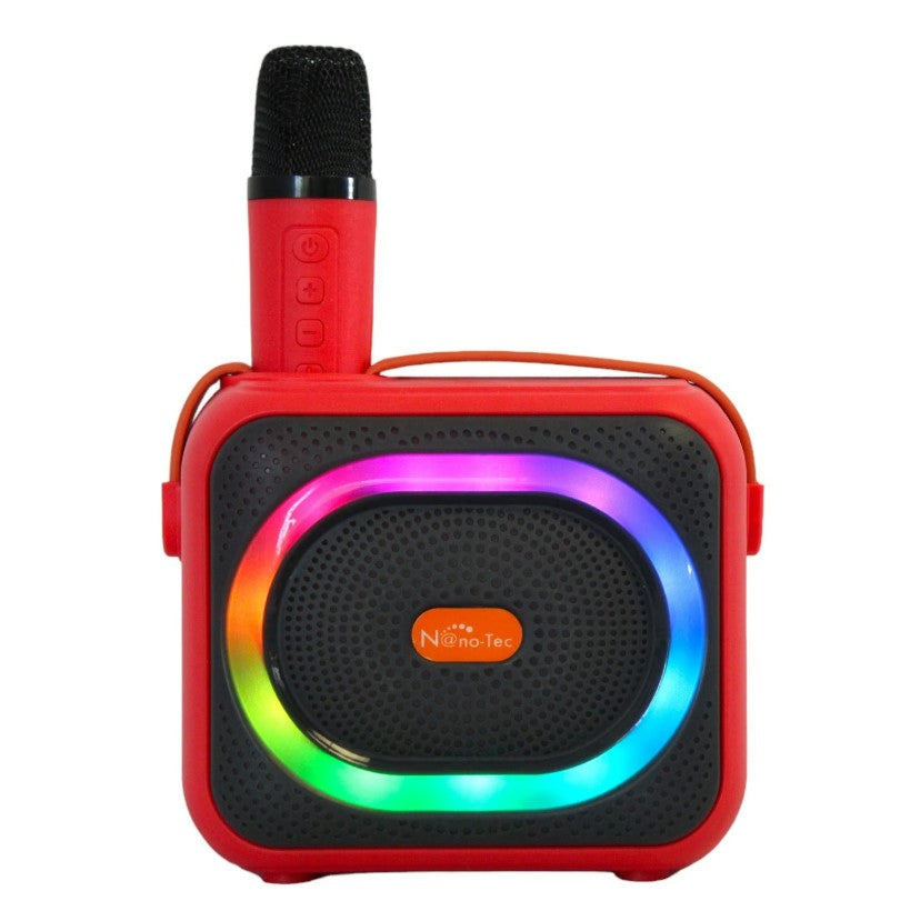 Parlante Bluetooth Portatil Con Microfono Y Luces RGB – Creafa